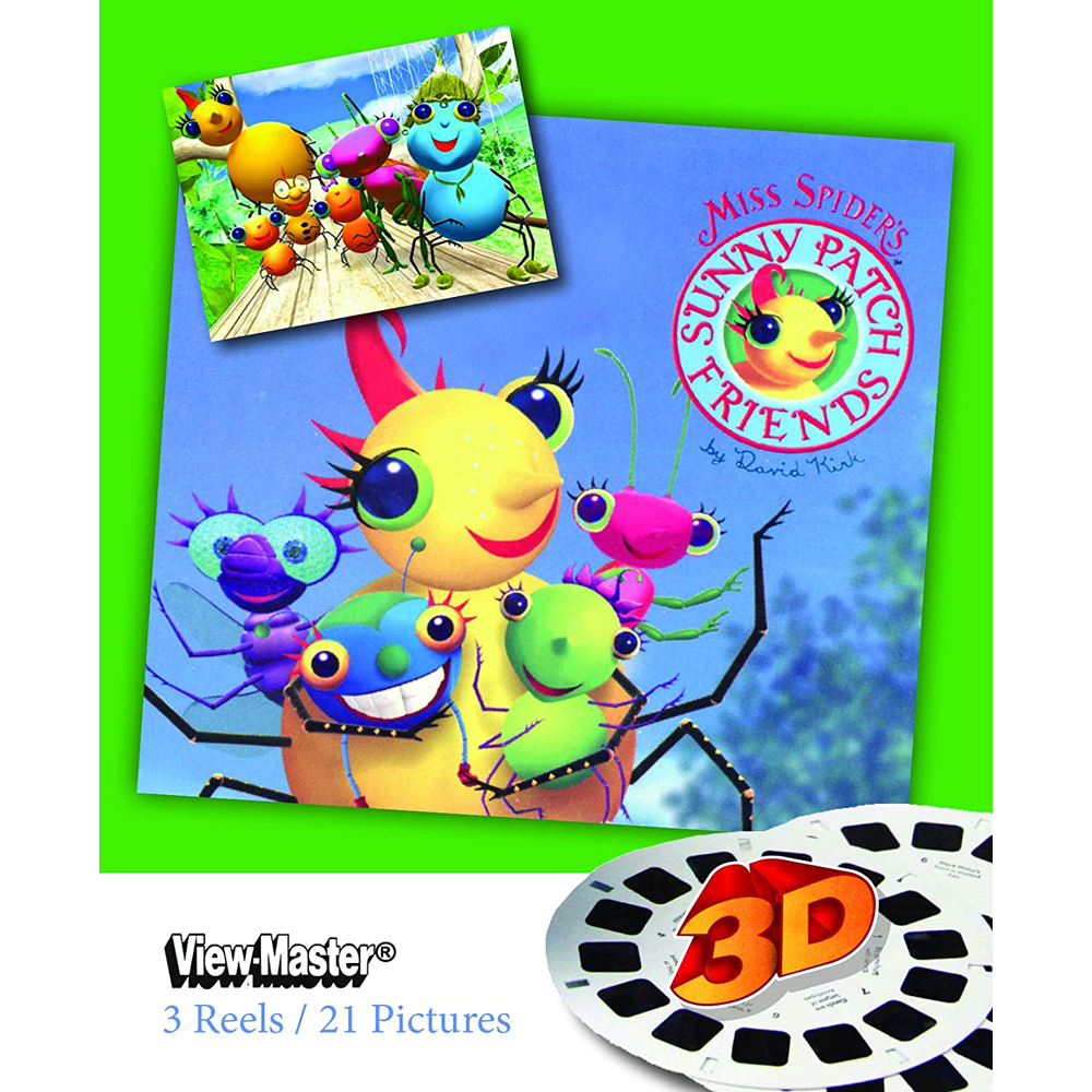 Miss Spiders Sunny Patch Friends - Cartoon - View Master 3 Reel Set ...