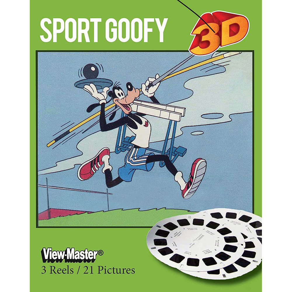 Sport Goofy - View-Master 3 Reel Set - NEW – worldwideslides