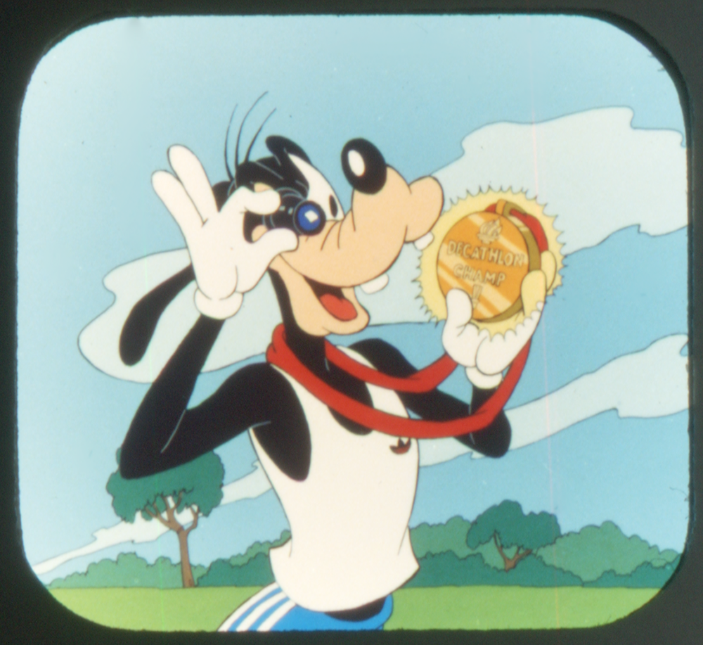 Sport Goofy - View-Master 3 reel set - vintage – worldwideslides