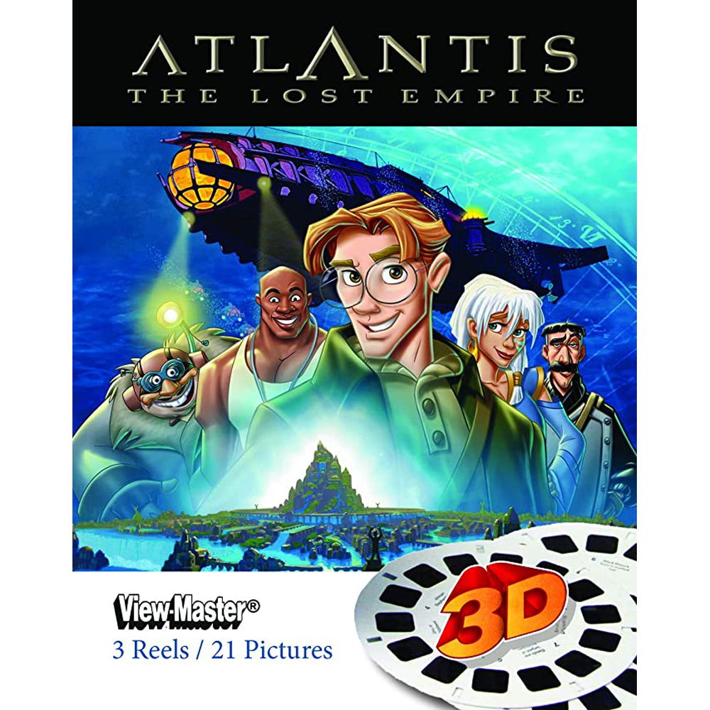 Atlantis - Cartoon - View Master 3 Reel Set – worldwideslides