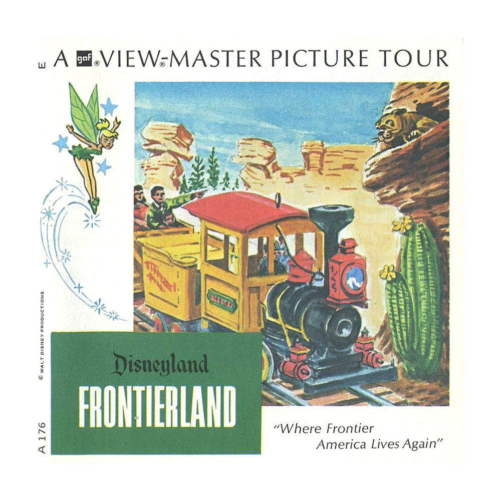 ViewMaster - Frontierland - Disneyland - A176 - Vintage - 3 Reel Packe ...