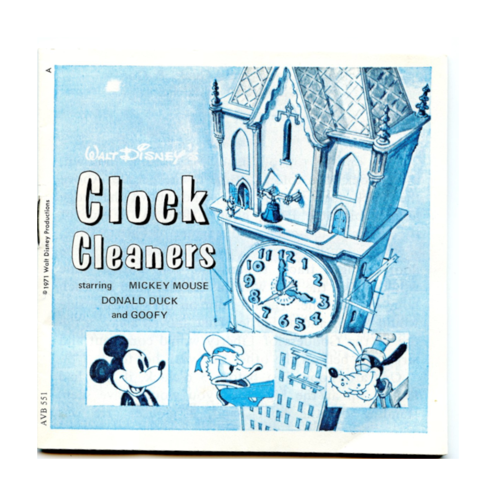 View-Master - Mickey Mouse in " Clock Cleaners" - Vintage 3 Reel Packe ...