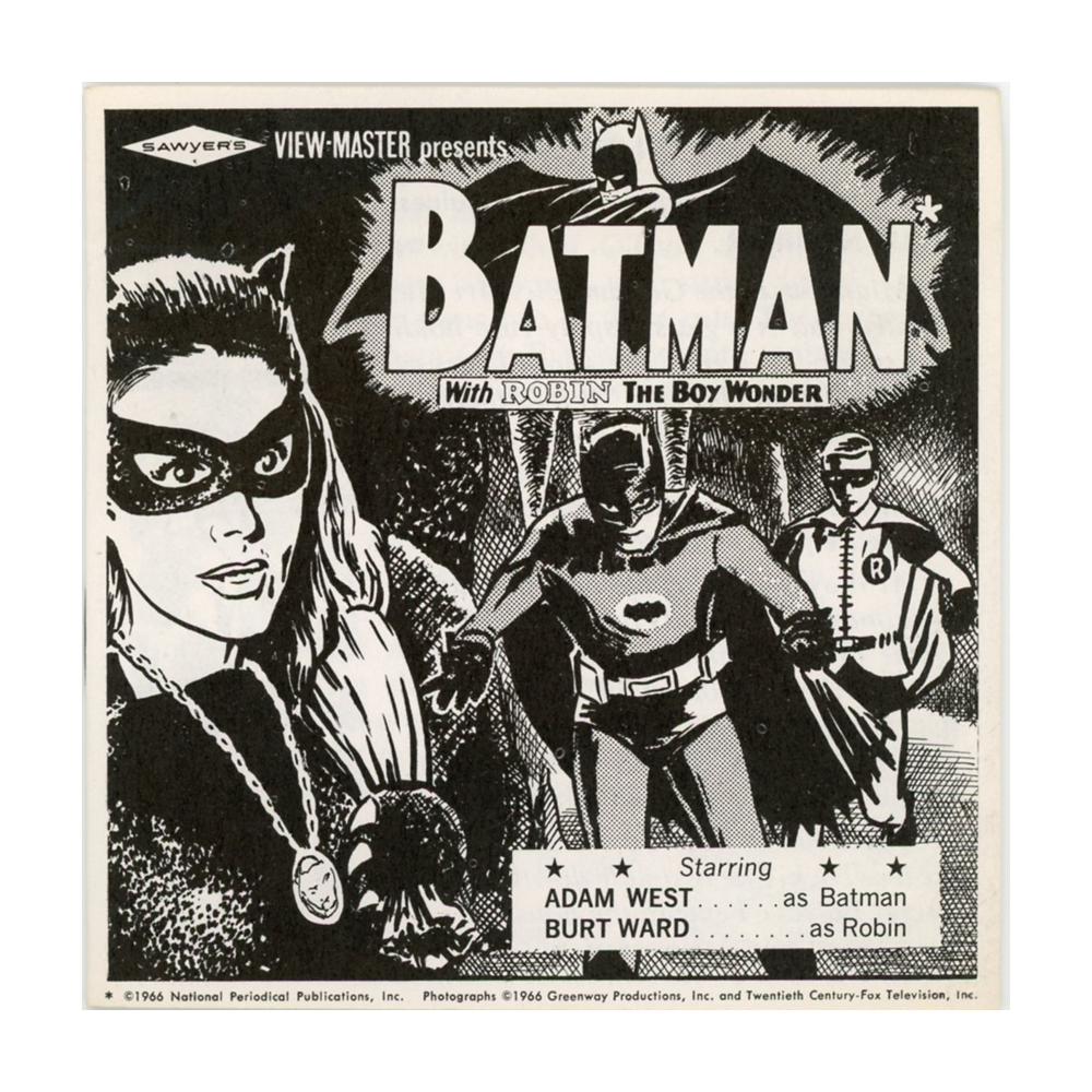 ViewMaster - Batman - Vintage Classic - 3 Reel Packet - 1960s Views ...