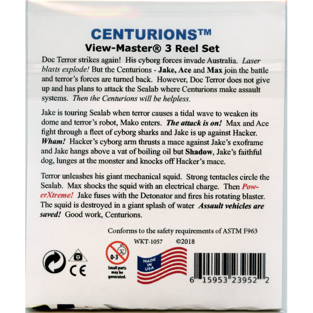 Centurions - Cartoons - View Master 3 Reel Set – worldwideslides
