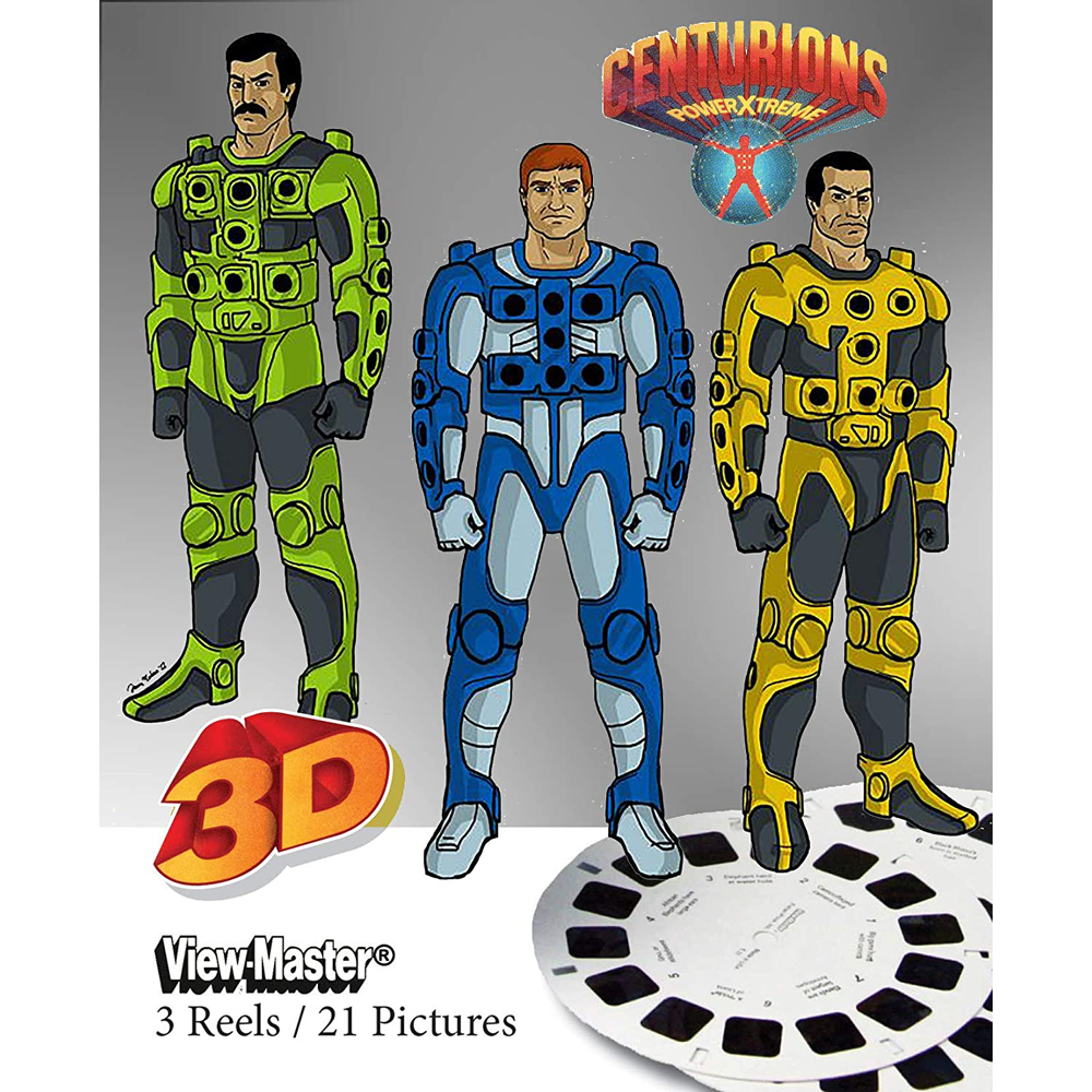 Centurions - Cartoons - View Master 3 Reel Set – worldwideslides