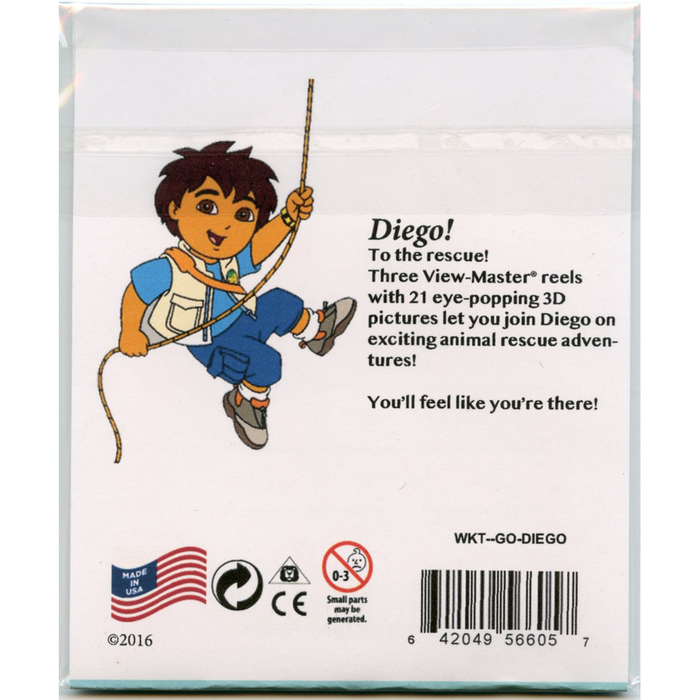 Go Diego Go - Cartoons - View Master 3 Reel Set – worldwideslides