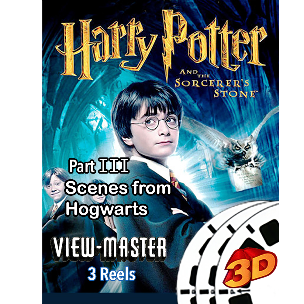 Harry Potter Part 3 - ViewMaster - SCENES FROM HOGWARTS - Sorcerer's S ...
